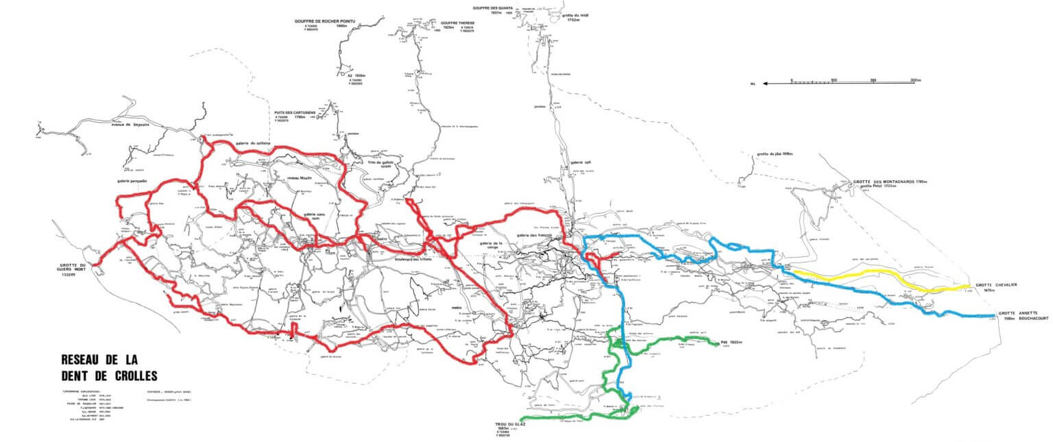 LA DENT DE CROLLES et la traversée en spéléologie - NOA Guides