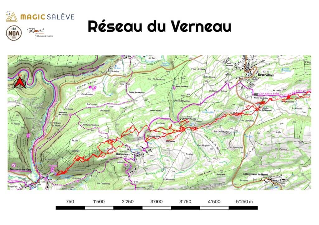 La traversée du Verneau, spéléologie dans le Jura - NOA Guides