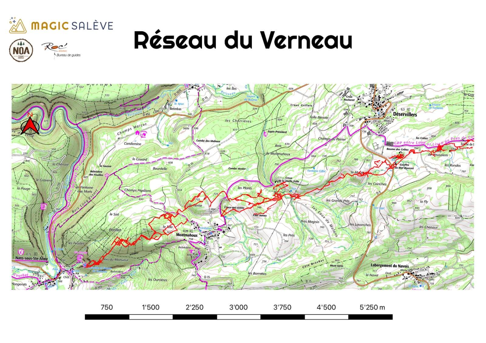 La traversée du Verneau, spéléologie dans le Jura - NOA Guides